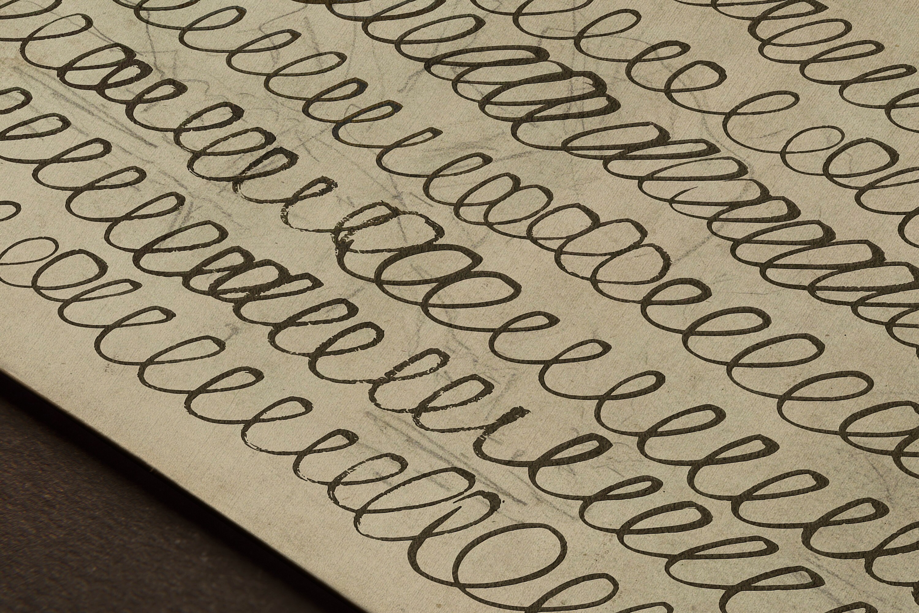 Vintage Inspired Art Print, Scribble Sketch, Beige Scribbles Wall Art ...