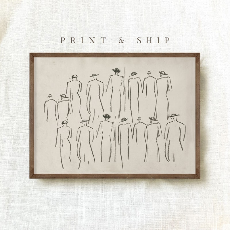 Abstract Figure Art - Etsy