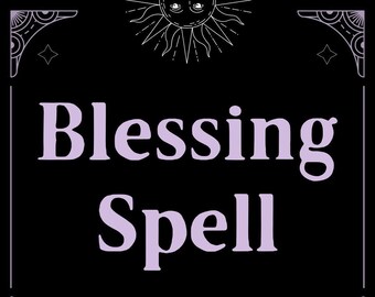 Blessing Spell - Etsy