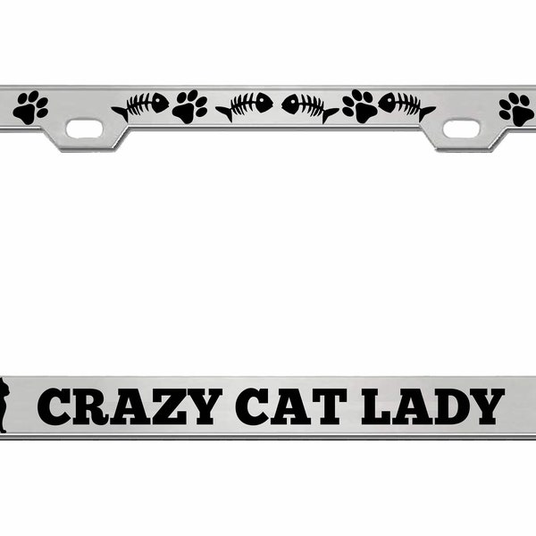 Crazy License Plate Frame - Etsy