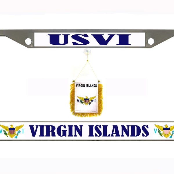 Virgin Islands License Plate Frame - Etsy