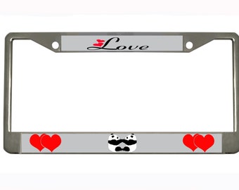 Panda License Plate - Etsy
