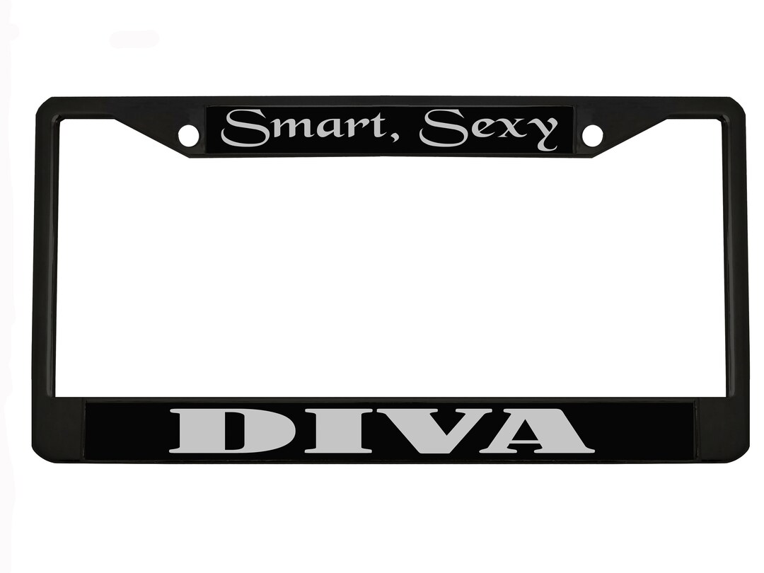 Smart Sexy Diva Design Heavy Duty Metal Car License Plate Frame Auto ...