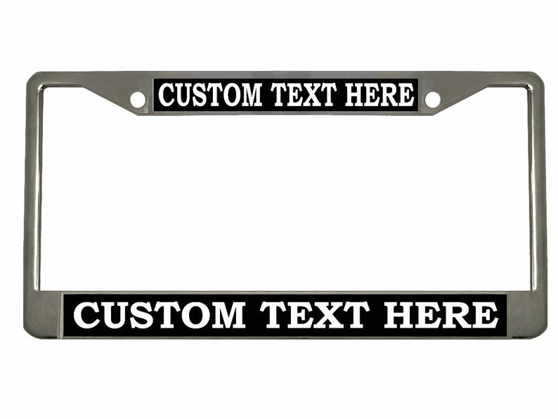 Adventure Awaits Design Metal Auto License Plate Frame Car Tag Holder ...