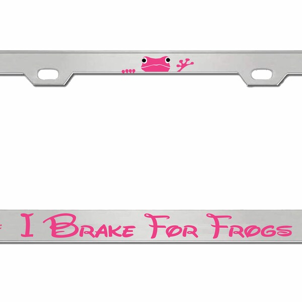 I Brake for License Plate Frame - Etsy