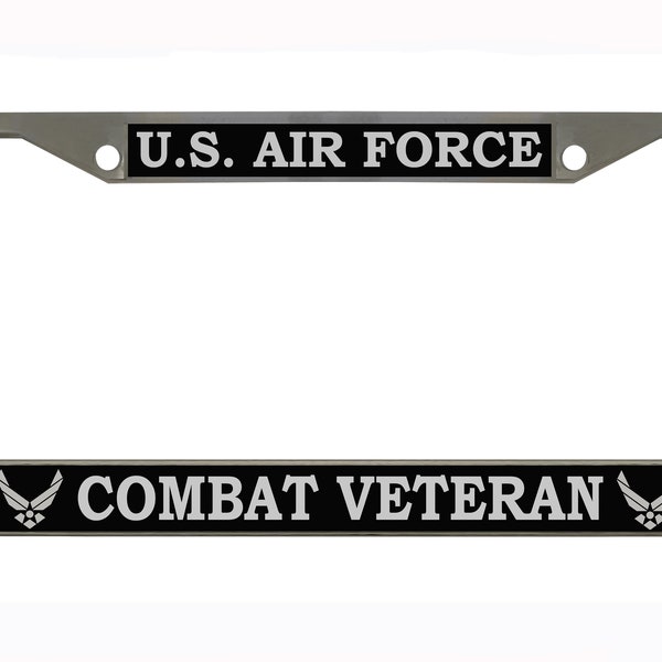 Combat Veteran License Plate Frame - Etsy