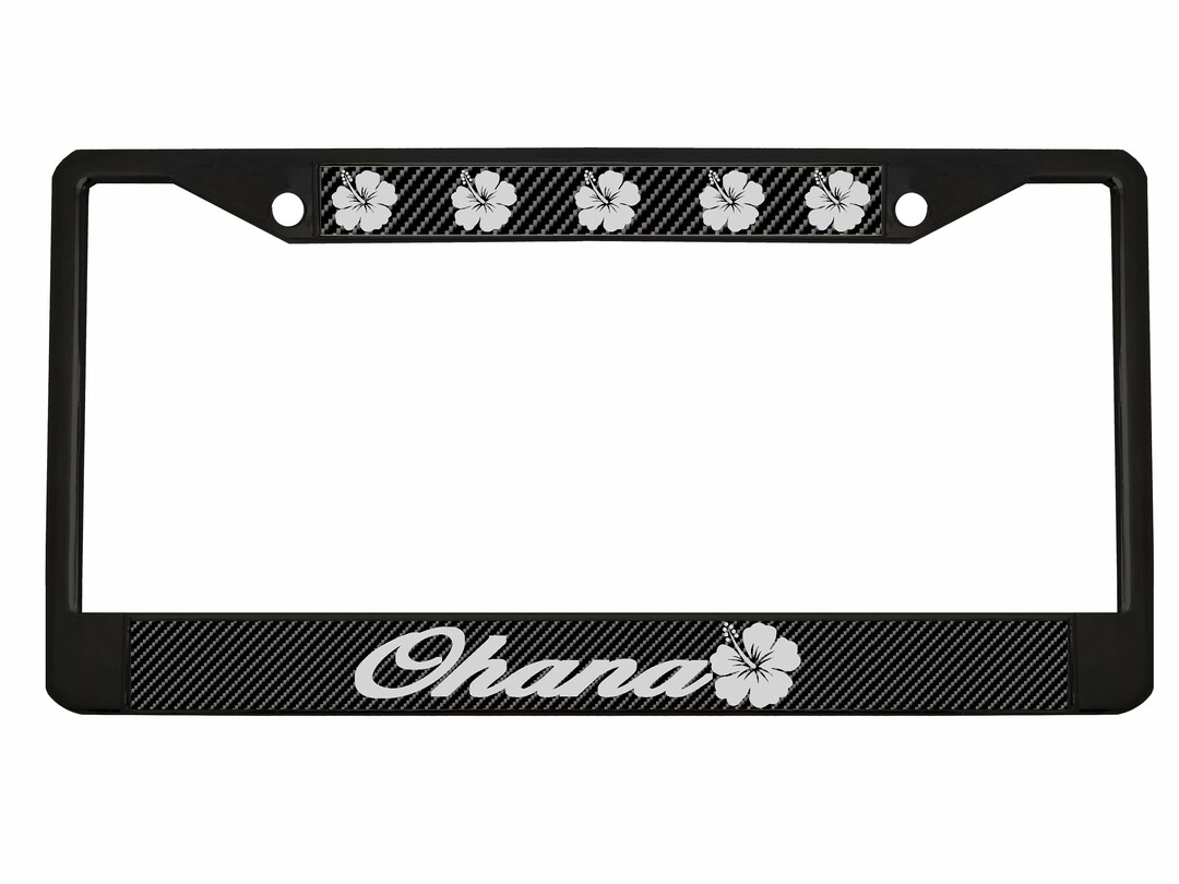 Ohana Design Heavy Duty Metal Car License Plate Frame Auto Tag Holder ...