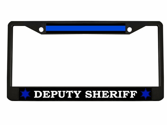Thin Blue Line Deputy Sheriff Design Heavy Duty Metal Car | Etsy