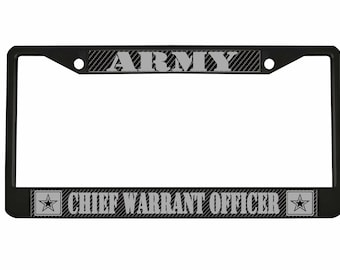 Warrant Officer License Plate - Etsy