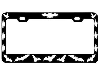Bats License Plate Frame - Etsy