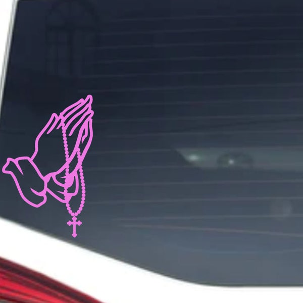 Praying Hands Decal - Etsy