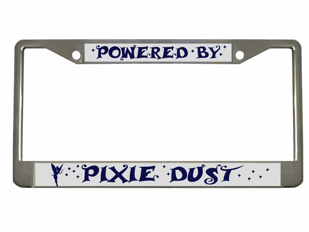 Pixie Dust License Plate Frame: Heavy Duty Car Tag Cover - Etsy