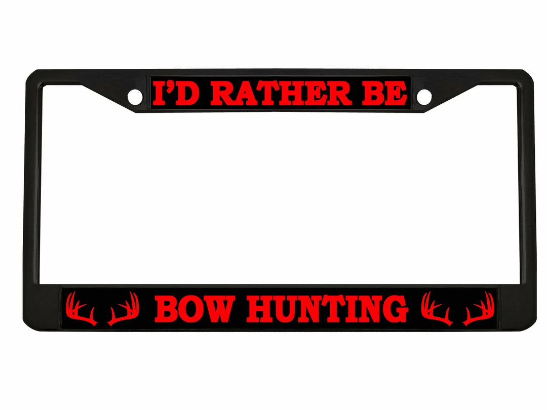 Bow Hunting License Plate Frame: Heavy Duty Metal Auto Tag - Etsy