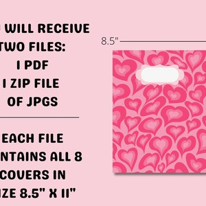 Preppy Binder Covers Printable, Aesthetic Binder Covers, Digital ...