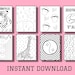 Preppy Coloring Pages, Aesthetic Coloring Pages Printable, Easy, PDF ...
