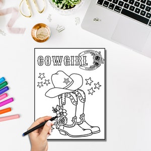 Preppy Coloring Pages, Preppy Coloring Book, Printable, Easy, Aesthetic ...