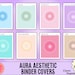 Aura Aesthetic Binder Covers, Printable Binder Covers, Aesthetic ...