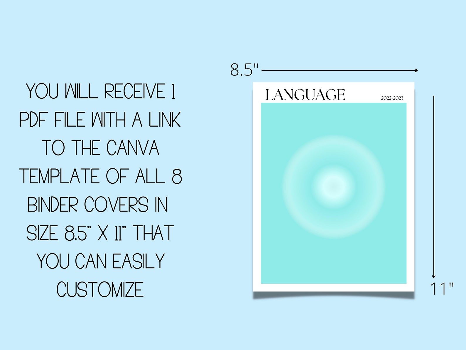 Printable Binder Covers, Aesthetic, Editable, Binder Cover Page, Binder ...