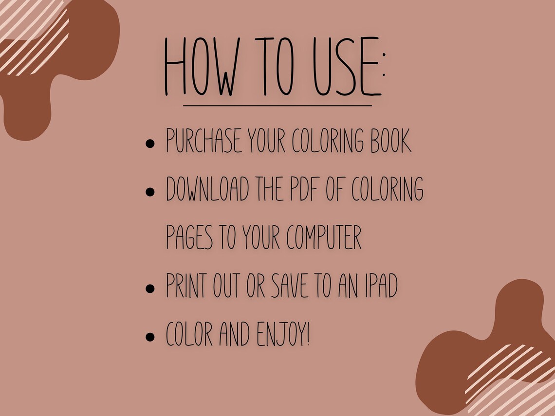 Boho Coloring Pages Boho Coloring Book Printable Minimalist - Etsy