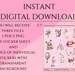 Coquette Stickers Printable Stickers Sheet Digital (Instant Download ...