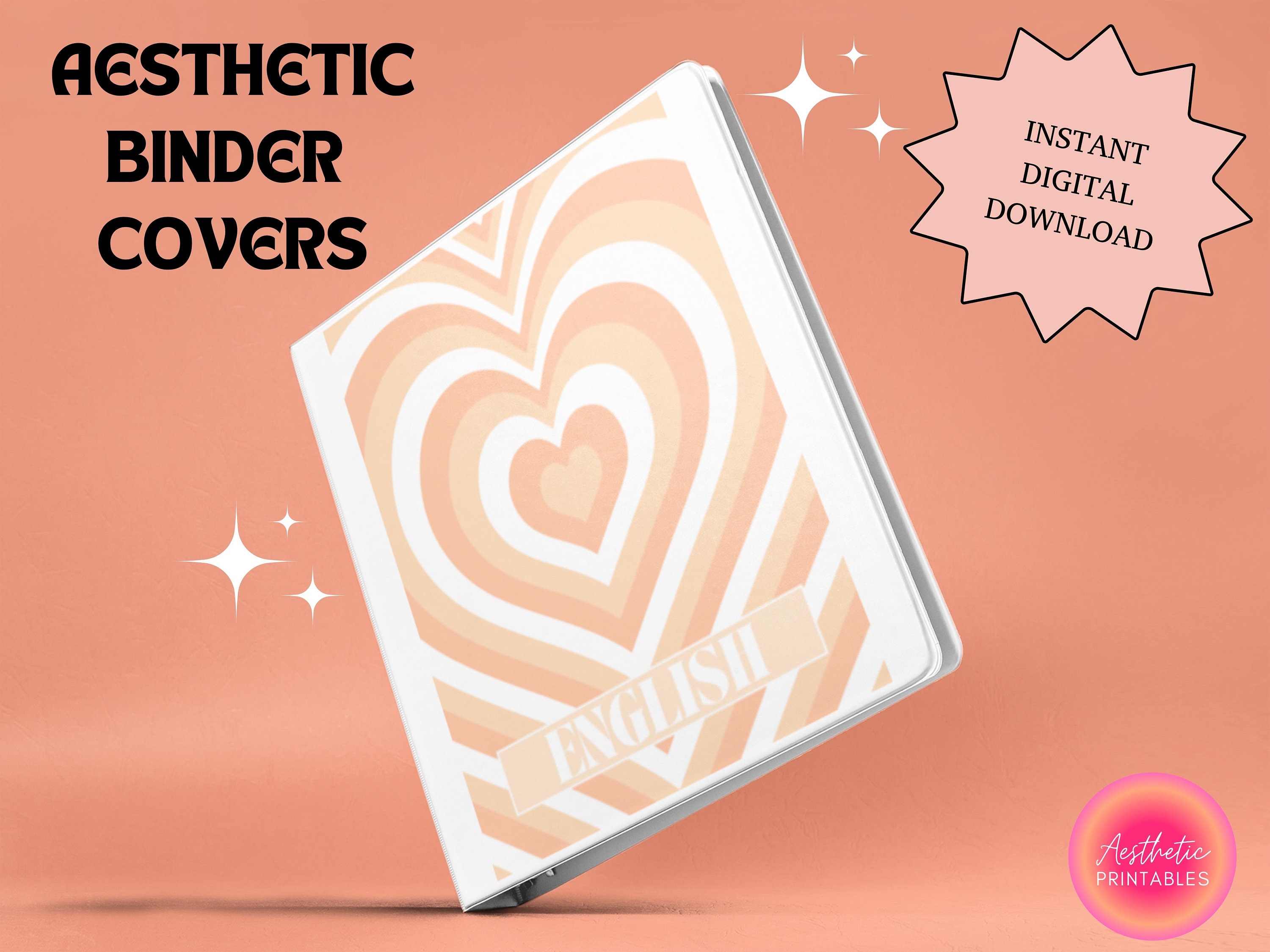 English Binder Cover Ideas