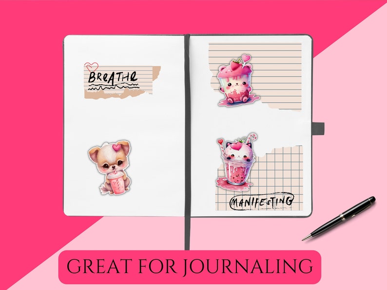 Kawaii Stickers Boba Stickers Printable Stickers Sheet - Etsy