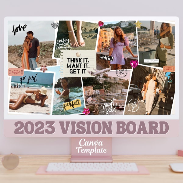 Teen Vision Board Template - Etsy