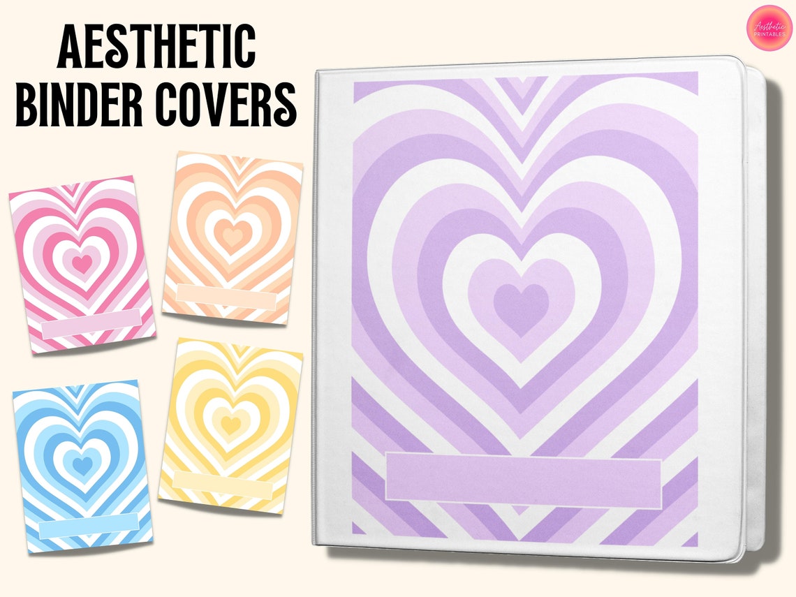 Kpop Binder Covers, Aesthetic Binder Cover Template, Printable, Y2K ...