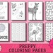 Preppy Coloring Pages, Printable, Easy, Aesthetic Coloring Pages PDF ...
