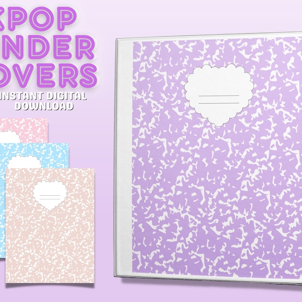 Kpop School Binder Etsy