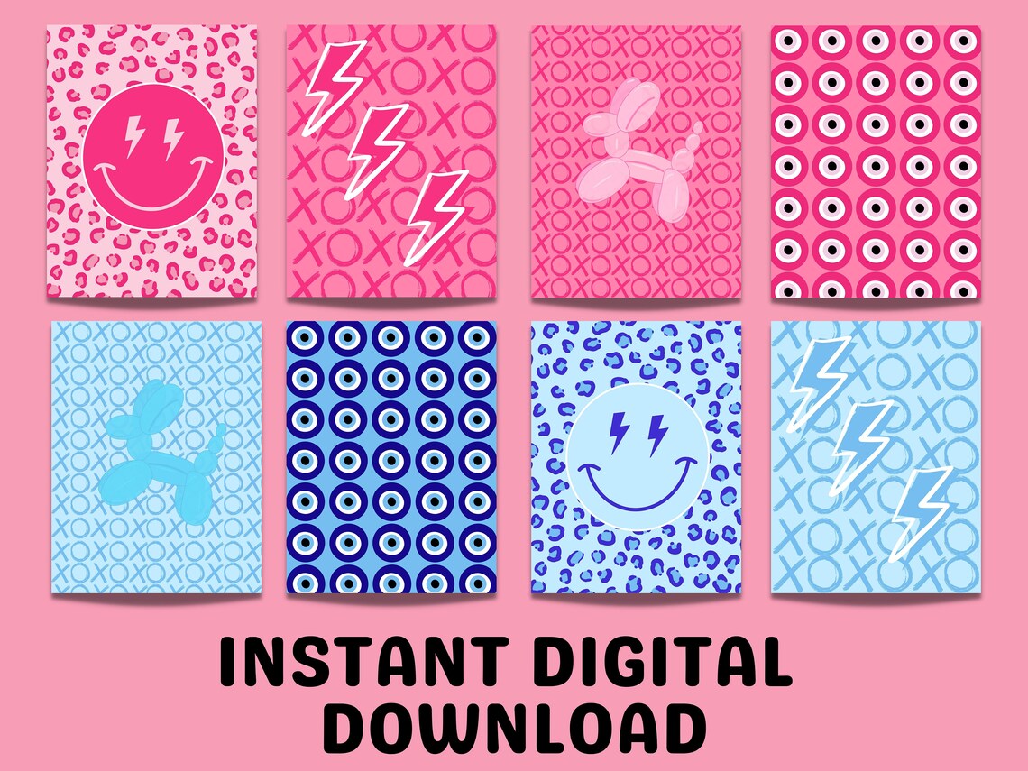 Preppy Binder Covers Printable, Aesthetic Binder Covers, Binder Cover ...