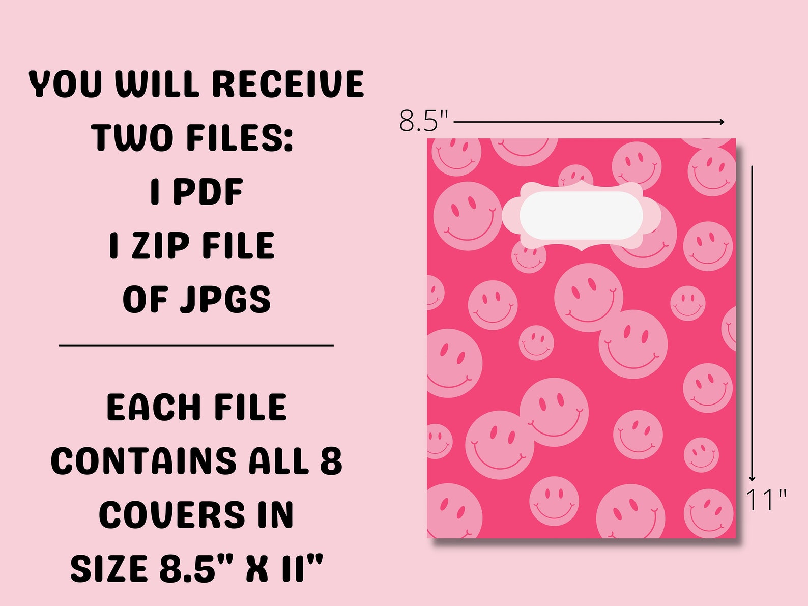 Preppy Binder Covers Printable Aesthetic Binder Covers - Etsy