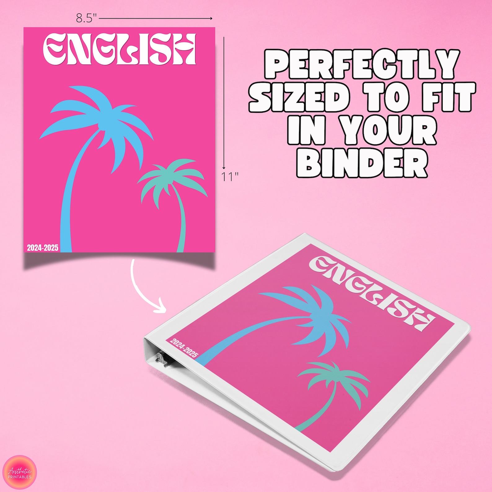 Preppy Binder Covers, Custom, Printable, Aesthetic Binder Covers ...