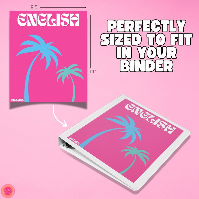 Preppy Binder Covers, Custom, Printable, Aesthetic Binder Covers ...