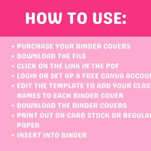 Preppy Binder Covers, Editable, Printable, Aesthetic Binder Covers ...