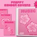 Preppy Binder Covers, Editable, Printable, Aesthetic Binder Covers ...
