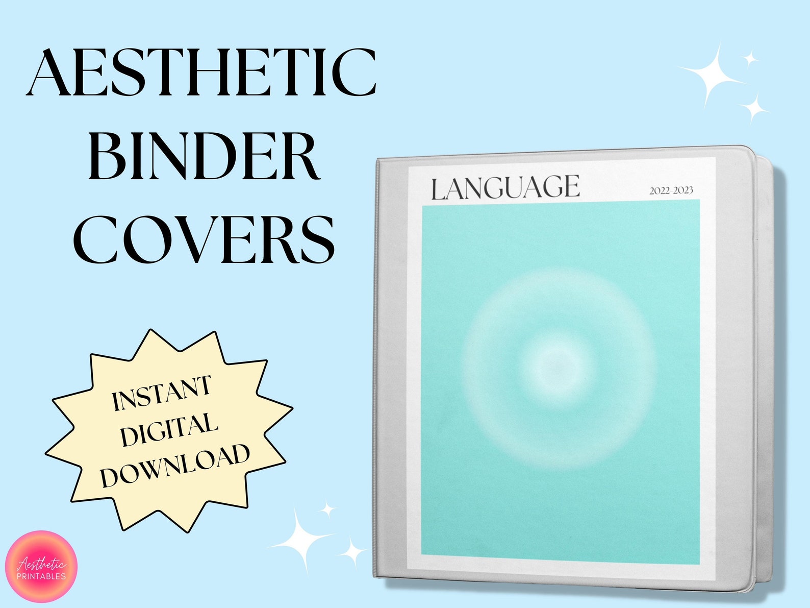 Printable Binder Covers, Aesthetic, Editable, Binder Cover Page, Binder ...