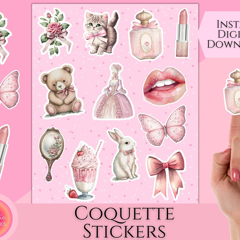 Coquette Stickers - Etsy