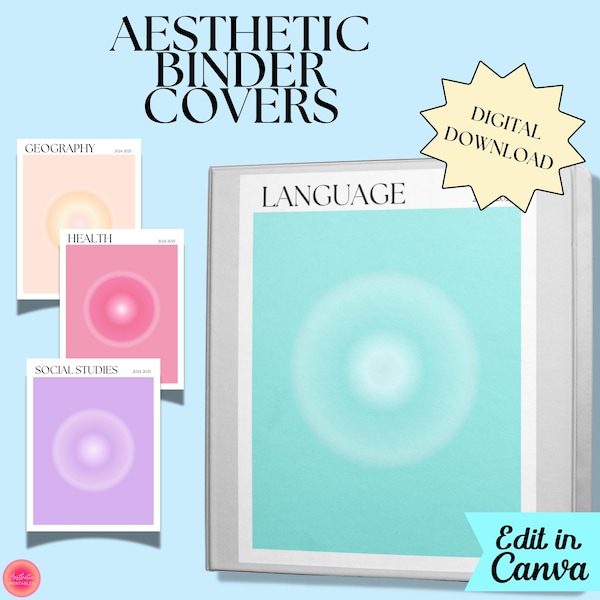 Anatomy Binder Cover Printable, Aesthetic Binder Covers, Vintage, Dark ...