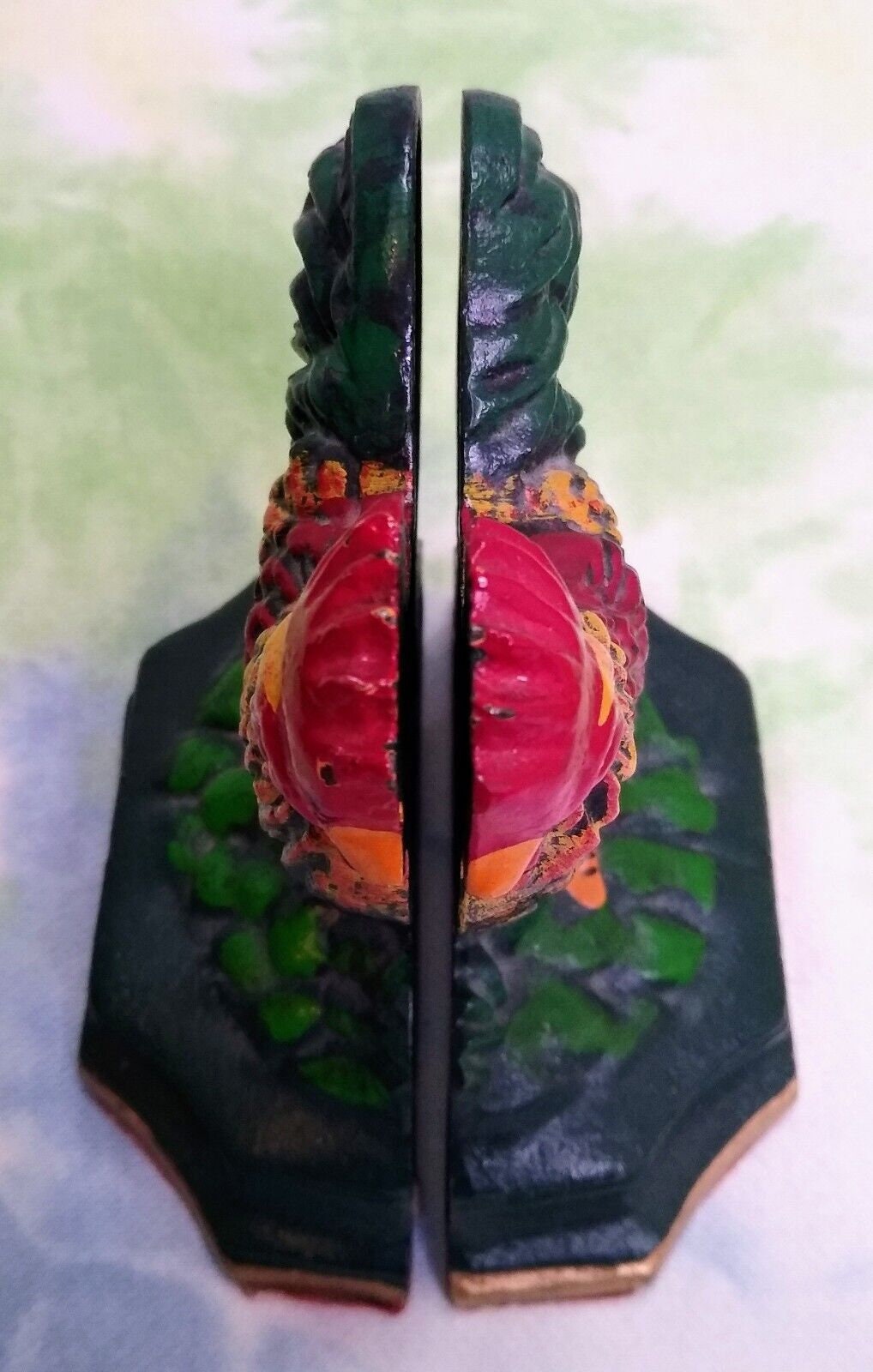 Vintageheavy Cast Iron Rooster Bookends or Door - Etsy