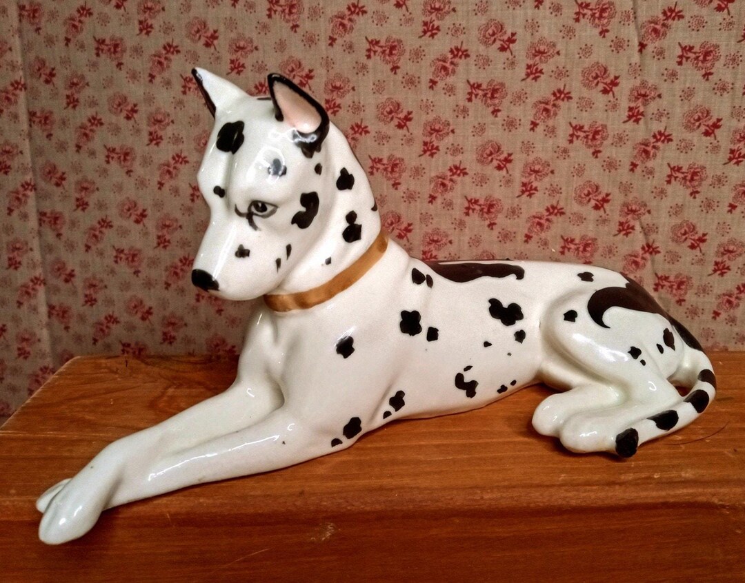 Vintage 1940's ERPHILA Germany Porcelain Great Dane Figurine~hand ...