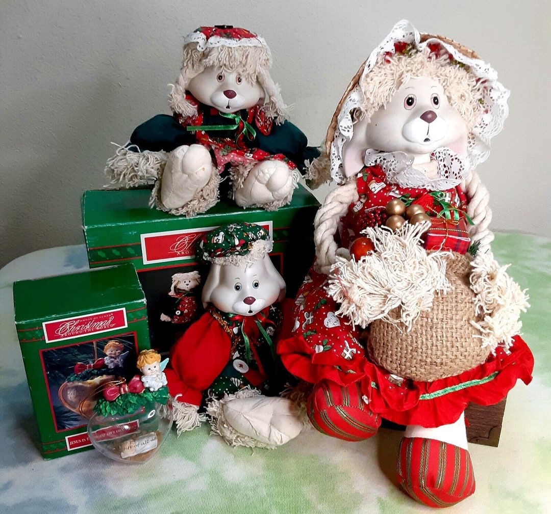 House of Lloyd~hip, Hop and Flossie Shelf Sitter Bunnies and Bonus ...