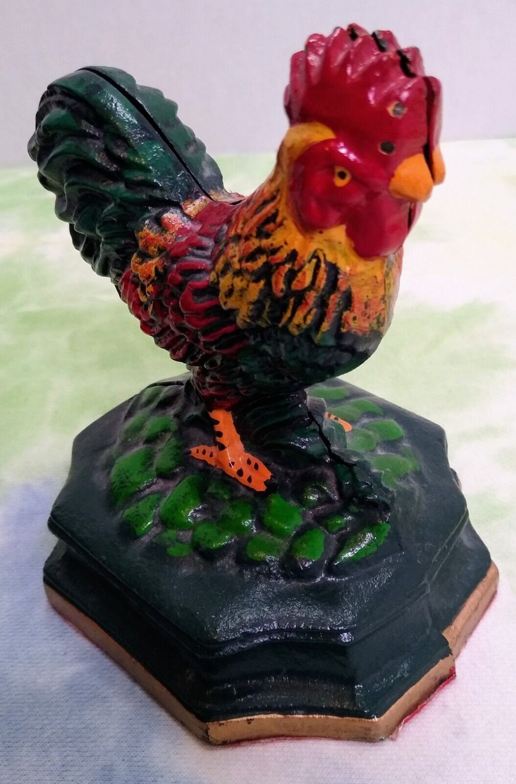 Vintageheavy Cast Iron Rooster Bookends or Door - Etsy