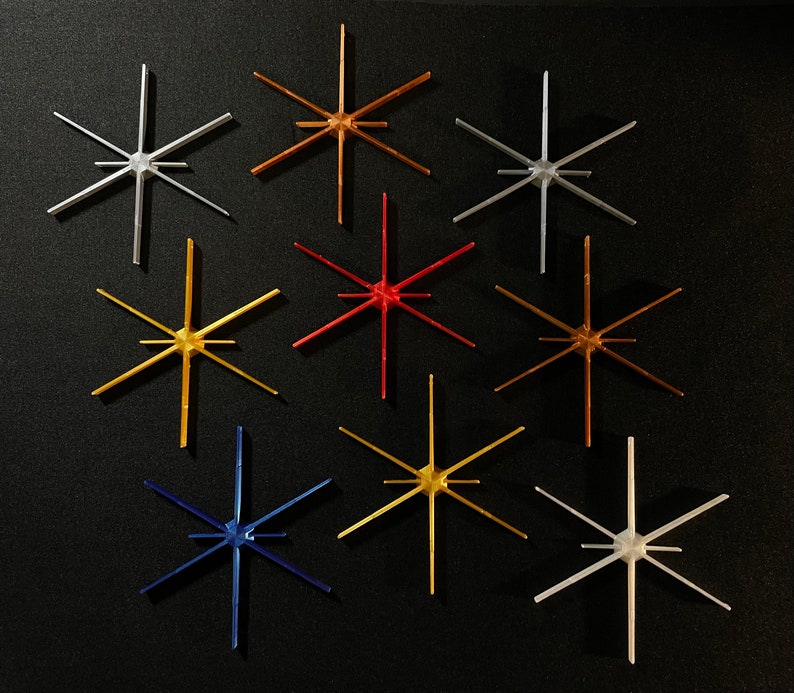 JWST Diffraction Spike Magnet- 3D Printed - Etsy