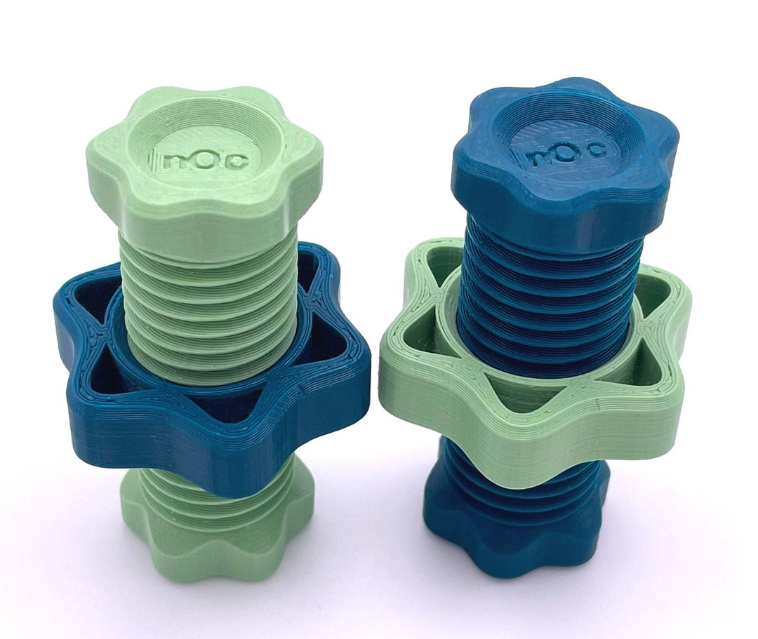 3D Printed Two Headed Screw Toy - Etsy