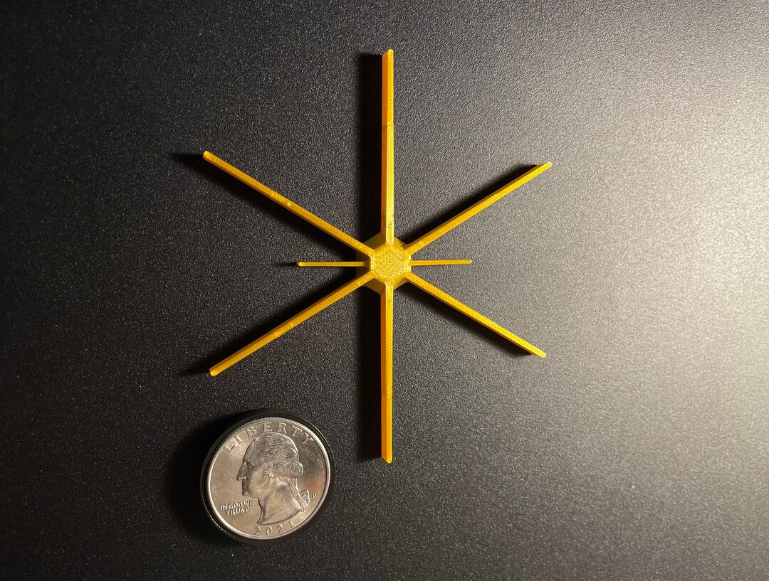 JWST Diffraction Spike Magnet- 3D Printed - Etsy