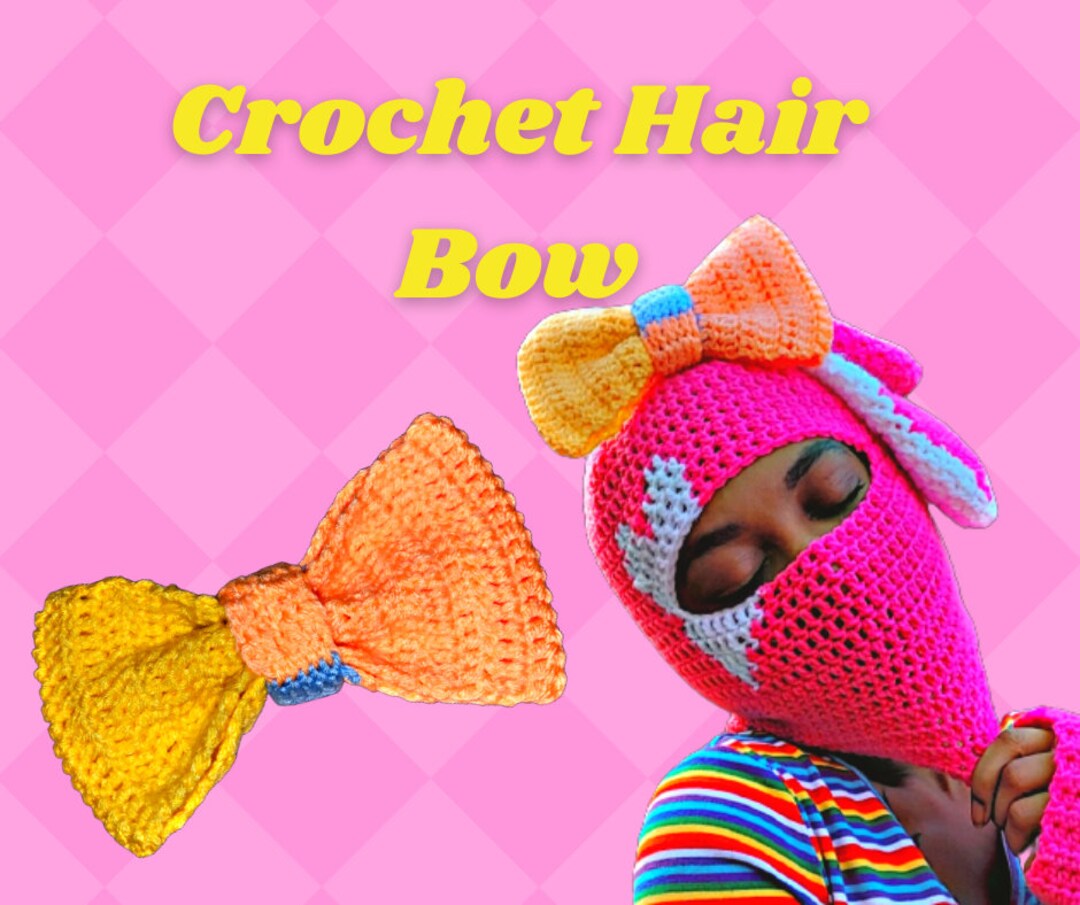 Crochet Big Bow Pattern - Etsy