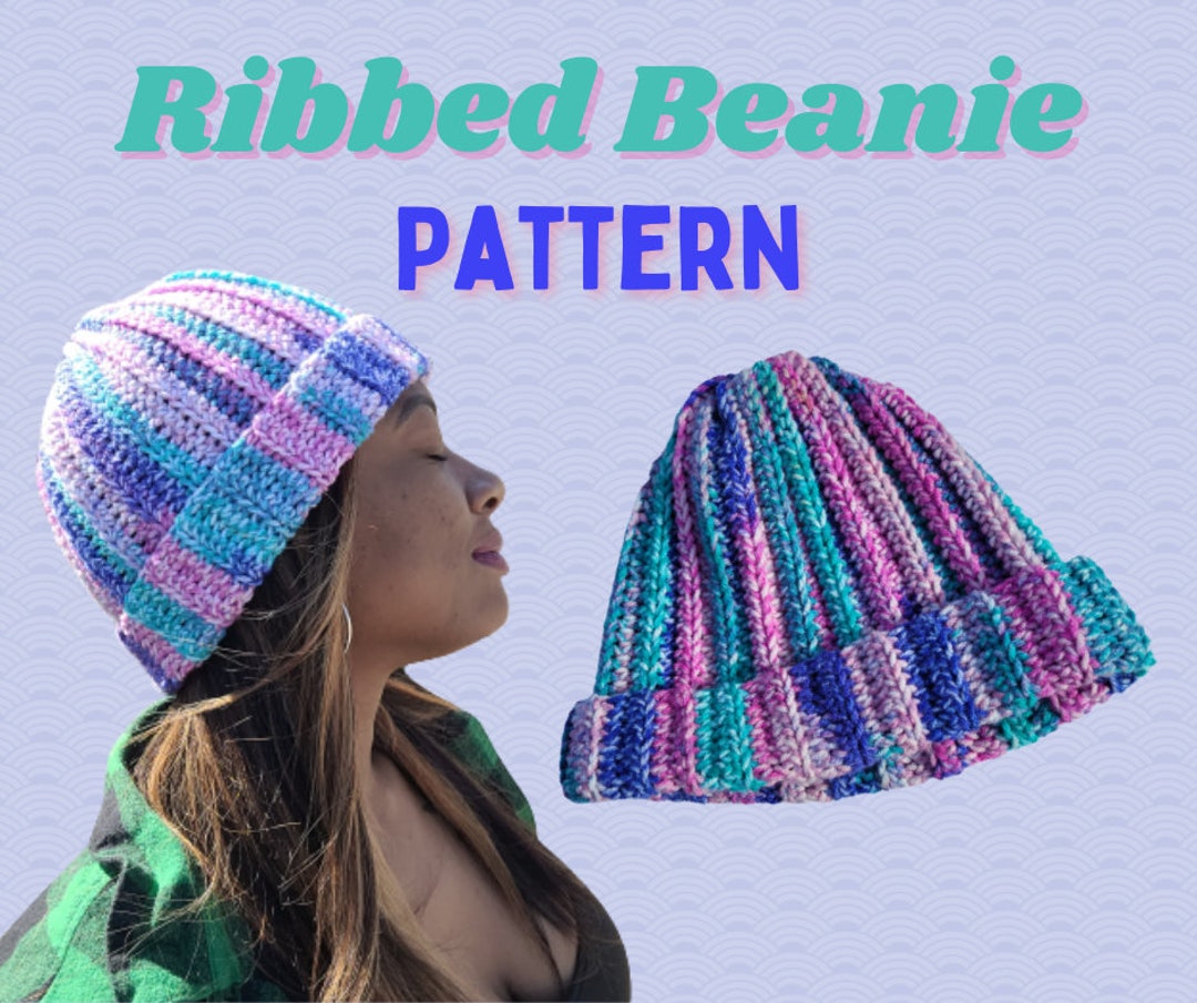 Beginner-friendly Ribbed Beanie Crochet Pattern – Easy PDF Tutorial ...