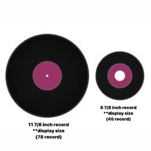 Bubbles Pattern Hand Painted Vinyl Record or Clear Cd 4.75 Diameter for ...