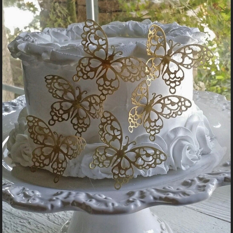 Butterfly Cake Topper - Etsy